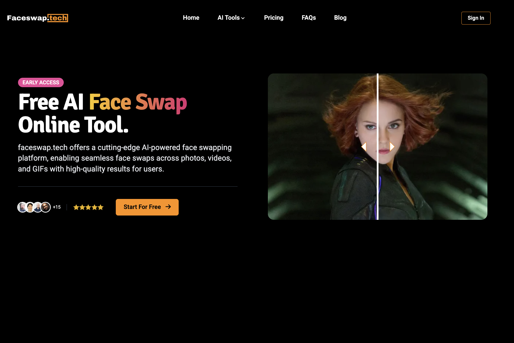 The Best Online GIF Face Swap Tool ｜ Faceswap.tech